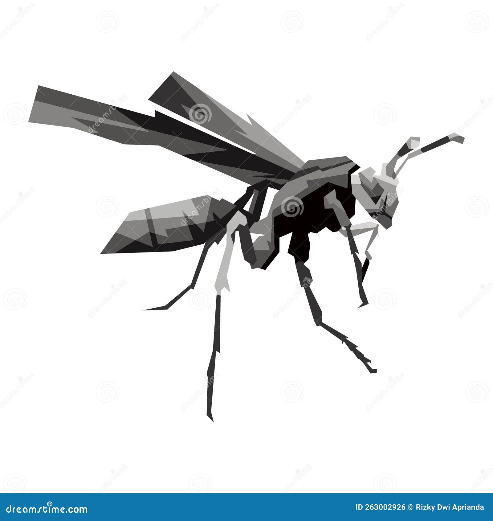 凶猛的黑白蜂wpap流行艺术矢量图风格设计图解 向量例证. 插画 包括有 敌意, 卧室, 投反对票, 逗人喜爱 - 263002926