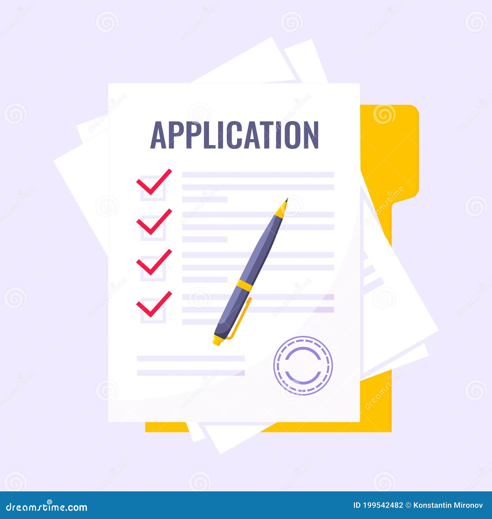 提交申请文档表单平面样式设计图标符号矢量图图 向量例证. 插画 包括有 索赔, 赊帐, 例证, 协议, 装载 - 199542482