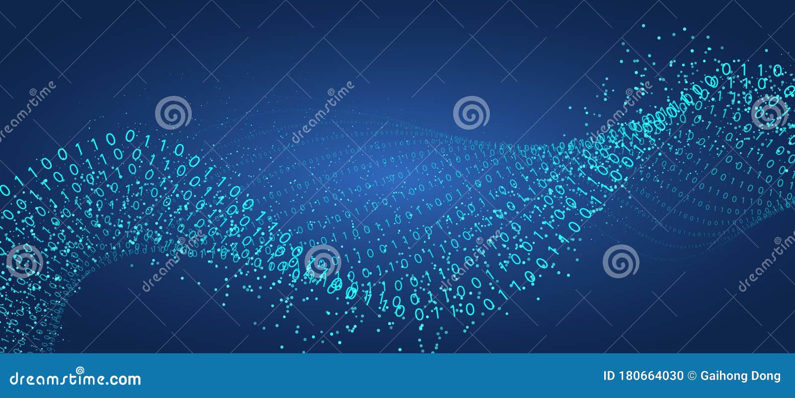 Abstract Technology Binary Code Background.Digital Binary Data and Secure Data Concept with ...