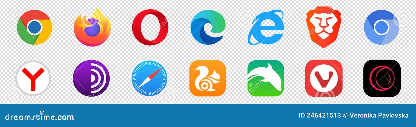 设置浏览器. 透明背景中的互联网浏览器. 谷歌chrome Mozilla Firefox Microsoft Edge Explorer Safi 编辑类库存照片 - 插画 包括有 浏览 ...